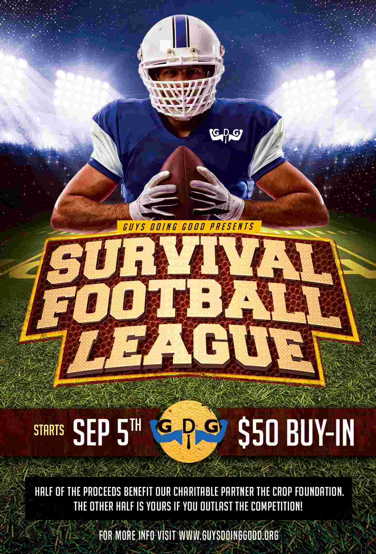 2025 Survivor Football League Ticket - Guys Doing Good